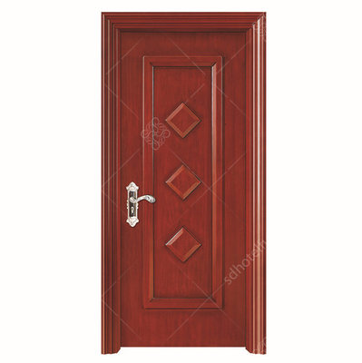 High Standard Hotel Fixed Furniture Wood Bedroom Doors Endurable Shockproof Sound Proof