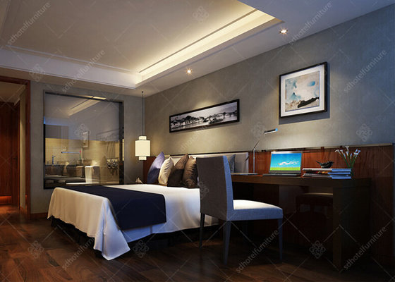 Economic Apartment Contemporary Bedroom Sets , Hotel / Home Complete Bedroom Sets