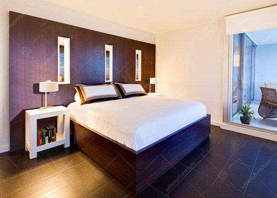 Economic Apartment Contemporary Bedroom Sets , Hotel / Home Complete Bedroom Sets