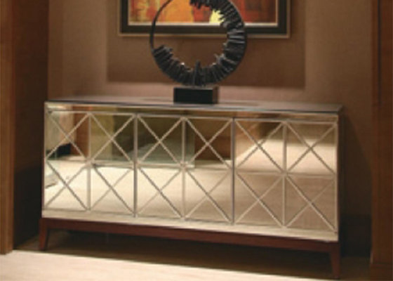 Luxury Curved Reception Hotel Lobby Furniture Eco -  Friendly  High Grade Customized