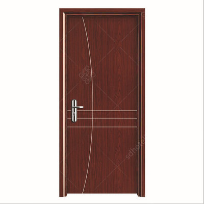 Veneer Finish Hotel Fixed Furniture Wood Room Door High Rigidity Anti - Scratch Environment Friendly