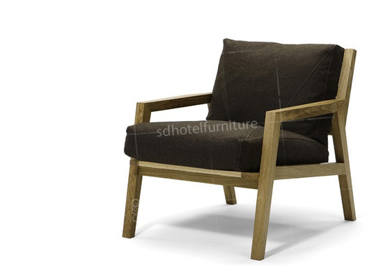 Simple Style Bedroom Sitting Chairs , Small Chaise Lounge Chair For Small Room