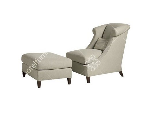 High End Comfortable Bedroom Lounge Chairs Hotel Furniture , Modern Living Room Accent Chairs