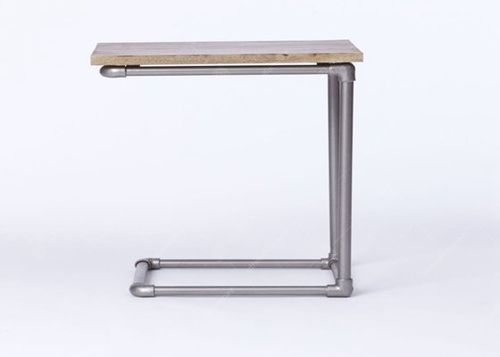 Bedroom Metal Hotel Coffee Table Wooden Top High Standard Simple Style Customized