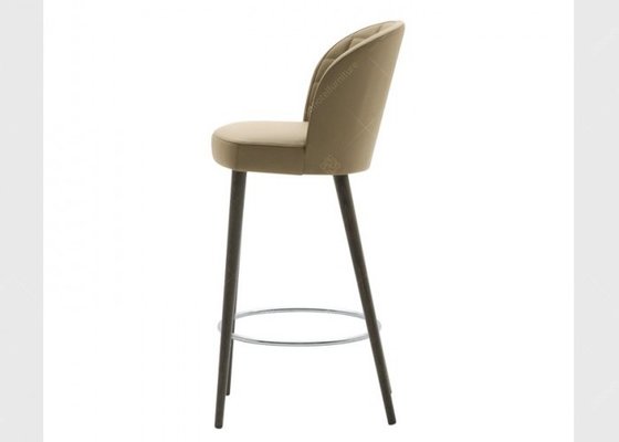 Economic Commercial Bar Furniture Upholstered Bar Stools High Density Form