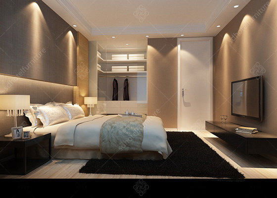 Luxury Hotel Guest Room Lounge Suit With High Spring Foam Standard Size