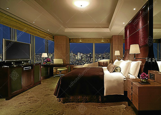 Luxury Holiday Inn Hotel Bedroom Furniture With High Spring Foam Leisure Sofa