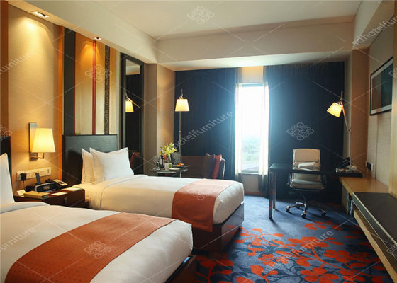 Professional Wooden Standard Hotel Bedroom Furniture Sets with Lobby