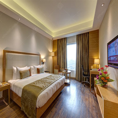 Economic Apartment Room Furniture / Modern King Size Bedroom Sets