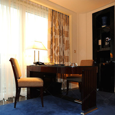 Modern 5 Star Luxury Hotel Bedroom Furniture Sets With Wood Veneer