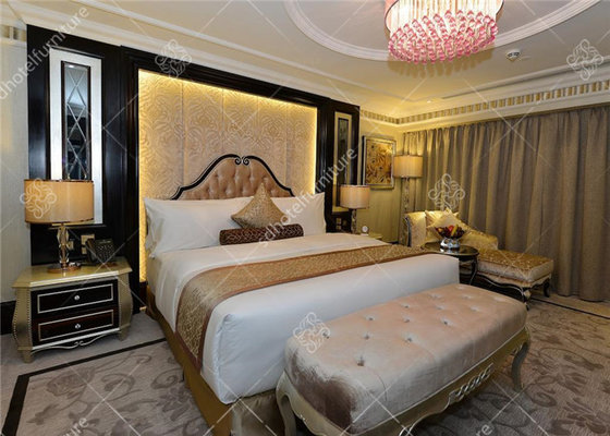 Contemporary 5 Star Hotel Bedroom Furniture Set Custom-Made SGS