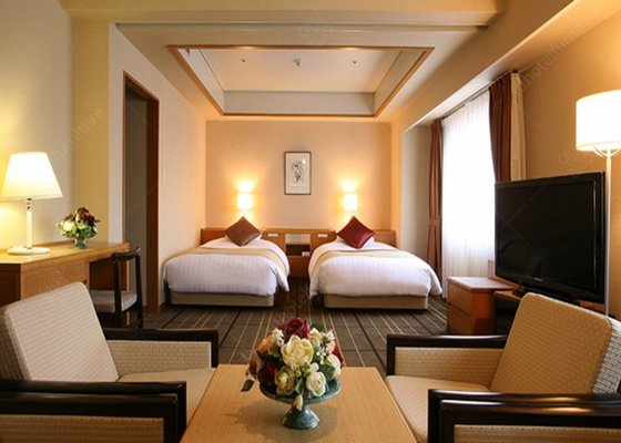 Modern Hotel Double Bedroom Furniture Set For Sale With Profession Design Furniture