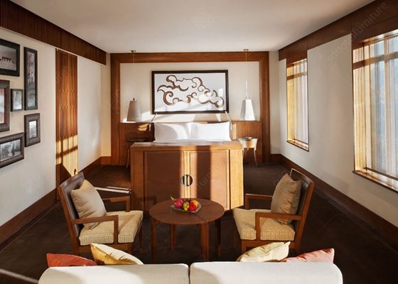 Customized Modern Hotel Bedroom Furniture / Contemporary Bedroom Sets