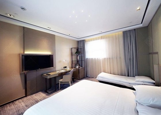 Modern Luxury Hotel Bedroom Furniture / 5 Star Hotel Bed Environmental Friendly