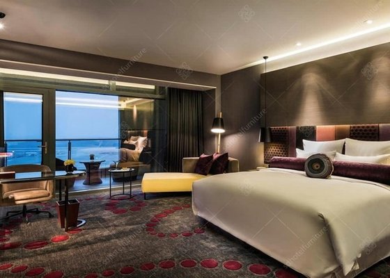 Durable Luxury Wooden Bedroom Furniture For Apartment / Villa OEM