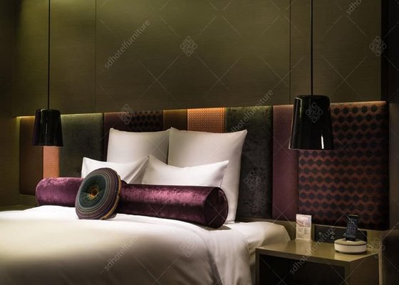 Durable Luxury Wooden Bedroom Furniture For Apartment / Villa OEM