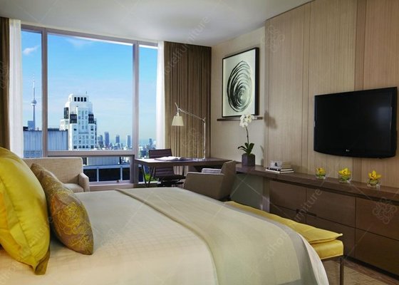 4 - 5 Star Holiday Resort Hotel Guest Bedroom Furniture Environment-friendly