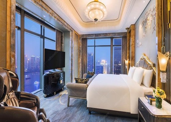Royal Enjoyment Hotel Bedroom Furniture Sets Antique Style OEM