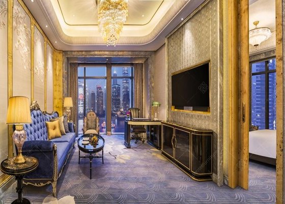Royal Enjoyment Hotel Bedroom Furniture Sets Antique Style OEM