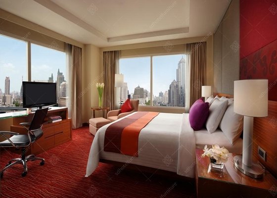 5 Star Hotel Bedroom Furniture Sets With Aluminum Or Steel Frame