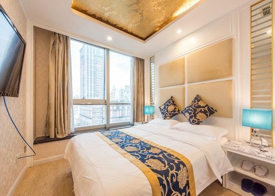 Wooden Luxury Modern Bedroom Furniture Sets Queen Size Bed