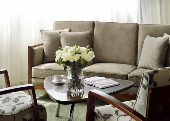 Modern Hotel Apartment Furniture Sets With MDF / Solid wood / Plywood