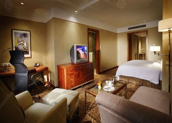 Eco Friendly Antique Hotel Apartment Bedroom Furniture , Easy To Clean