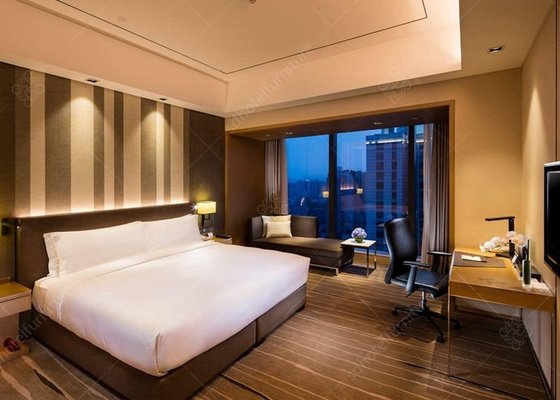 Eco Friendly Antique Hotel Apartment Bedroom Furniture , Easy To Clean
