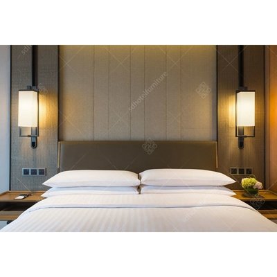 Wood Hotel Bedroom Furniture Sets Environmental Lacquer Antique Pvc False Ceiling