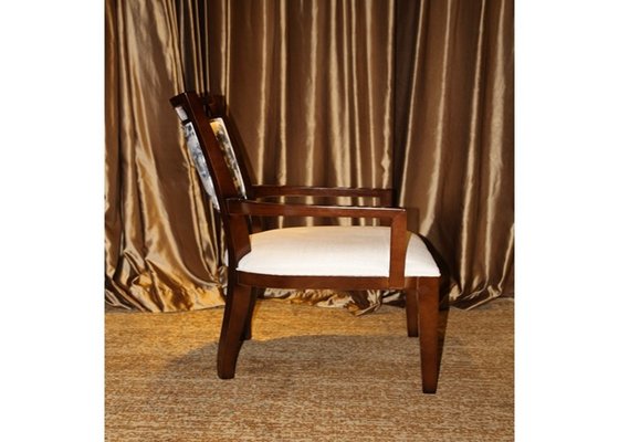 4 - 5 Star Hotel Lounge Chairs High Density Foam Covered With Fabric