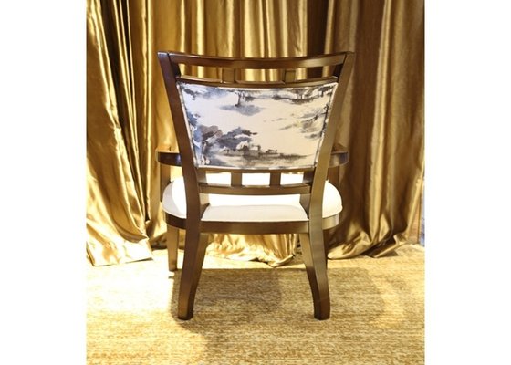 4 - 5 Star Hotel Lounge Chairs High Density Foam Covered With Fabric