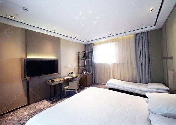 SImple Standard Hotel Bedroom Furniture With Sofa Set And TV Stand