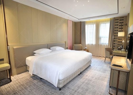 SImple Standard Hotel Bedroom Furniture With Sofa Set And TV Stand