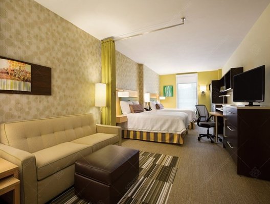 Standard Size Hotel Bedroom Furniture Sets / Apartment Living Furniture