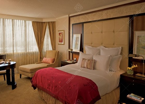 Custom Made JW Marriott Hotel Bedroom Furniture Sets For Commercial