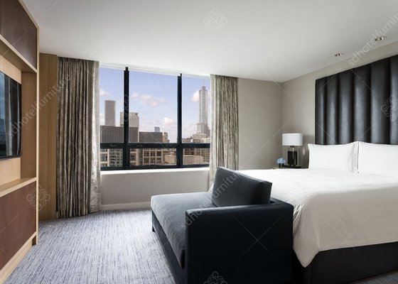 Custom Made JW Marriott Hotel Bedroom Furniture Sets For Commercial