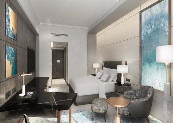 Exquisite Hotel Bedroom Furniture Sets For Double Tree Hilton Hotel Project
