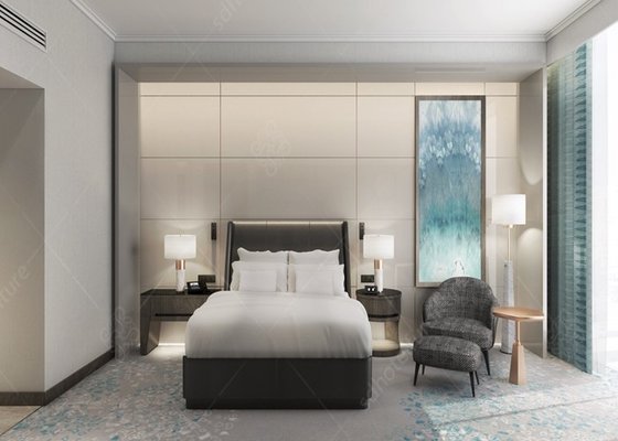 Exquisite Hotel Bedroom Furniture Sets For Double Tree Hilton Hotel Project