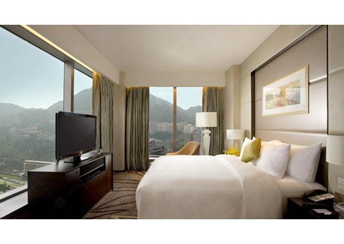 Commercial Hotel Bedroom Furniture Sets / Deluxe One Bedroom Suite
