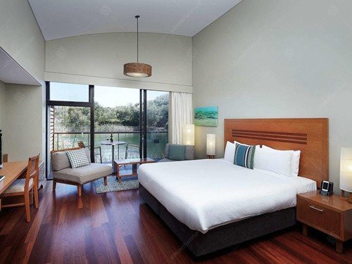 OEM  king Size Bedroom Furniture Set 3 Years Warranty / 5 Star Hotel Furniture