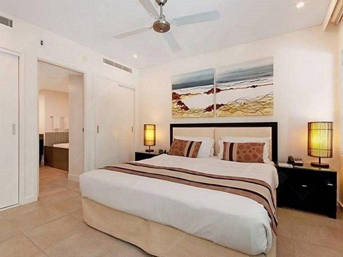 Fashionable Complete Hotel Bedroom Furniture Sets Stainless Steel / Iron Material