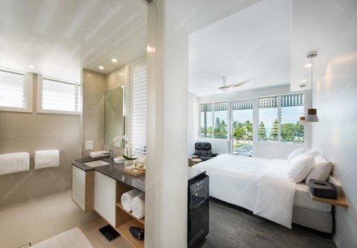 4 Star Hotel Bedroom Furniture With Exquisite And Beautiful Surface