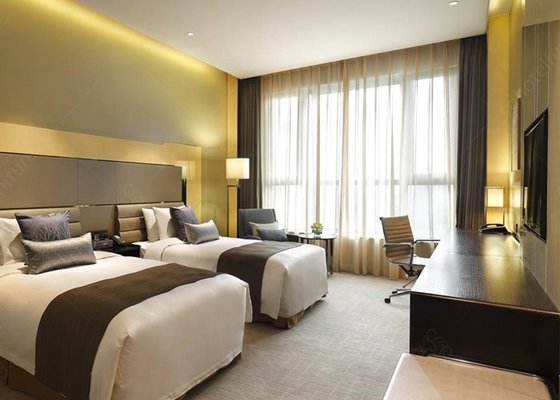 Modern 4 - 5 Star Marriott Hotel Furniture 30 - 50 Desity Foam Fire - Proof