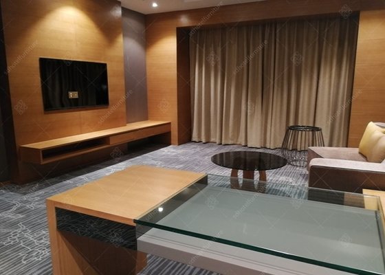 Commercial Foshan Hotel Furniture For Project / King Size Bedroom Suite