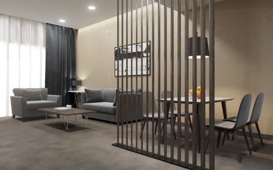 Cheap Apartment Wooden Hotel Guest Room Furniture With MDF Panel