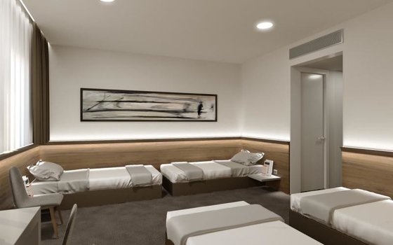 Cheap Apartment Wooden Hotel Guest Room Furniture With MDF Panel