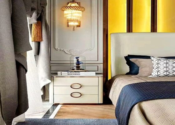 Durable Solid Wood / Plywood 5 Star Hotel Furniture Fashion Style