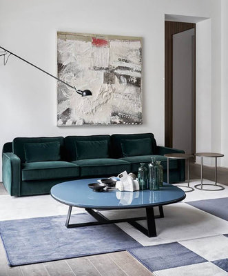 Italian Style Hotel Furniture Sofa Chair Fabric High Density Foam