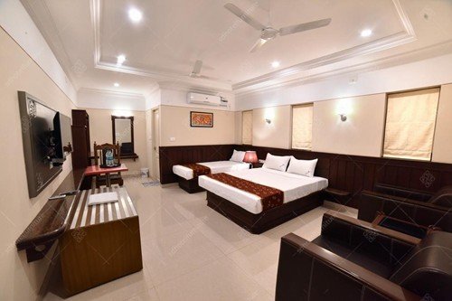 India Lance Hotel Project Furniture Set With SGS E1 / E0 Grade Plywood