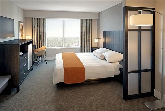 Eco - Friendly Hotel Bedroom Furniture Sets / Full Size Bedroom Sets